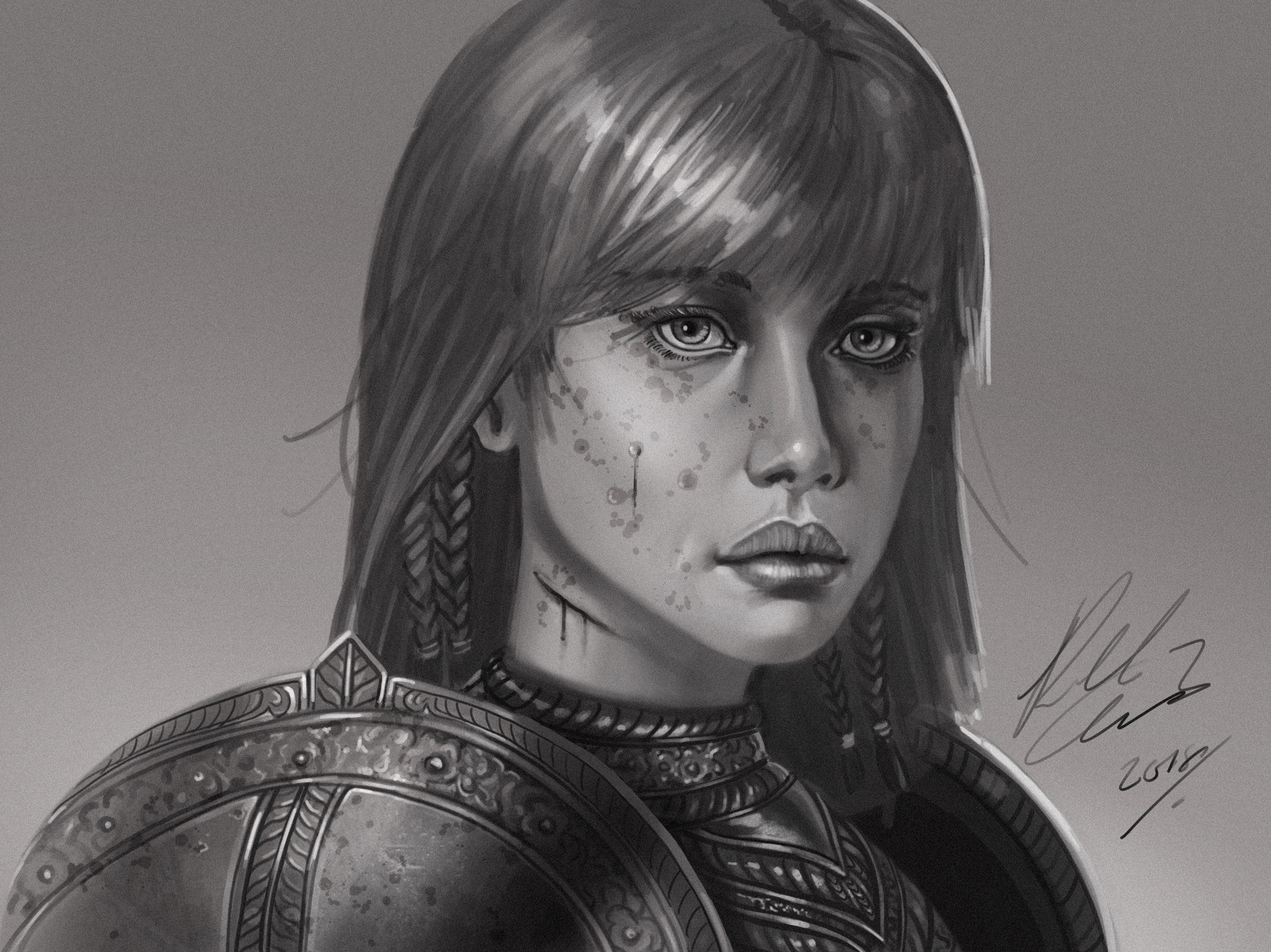 ArtStation - Female Knight