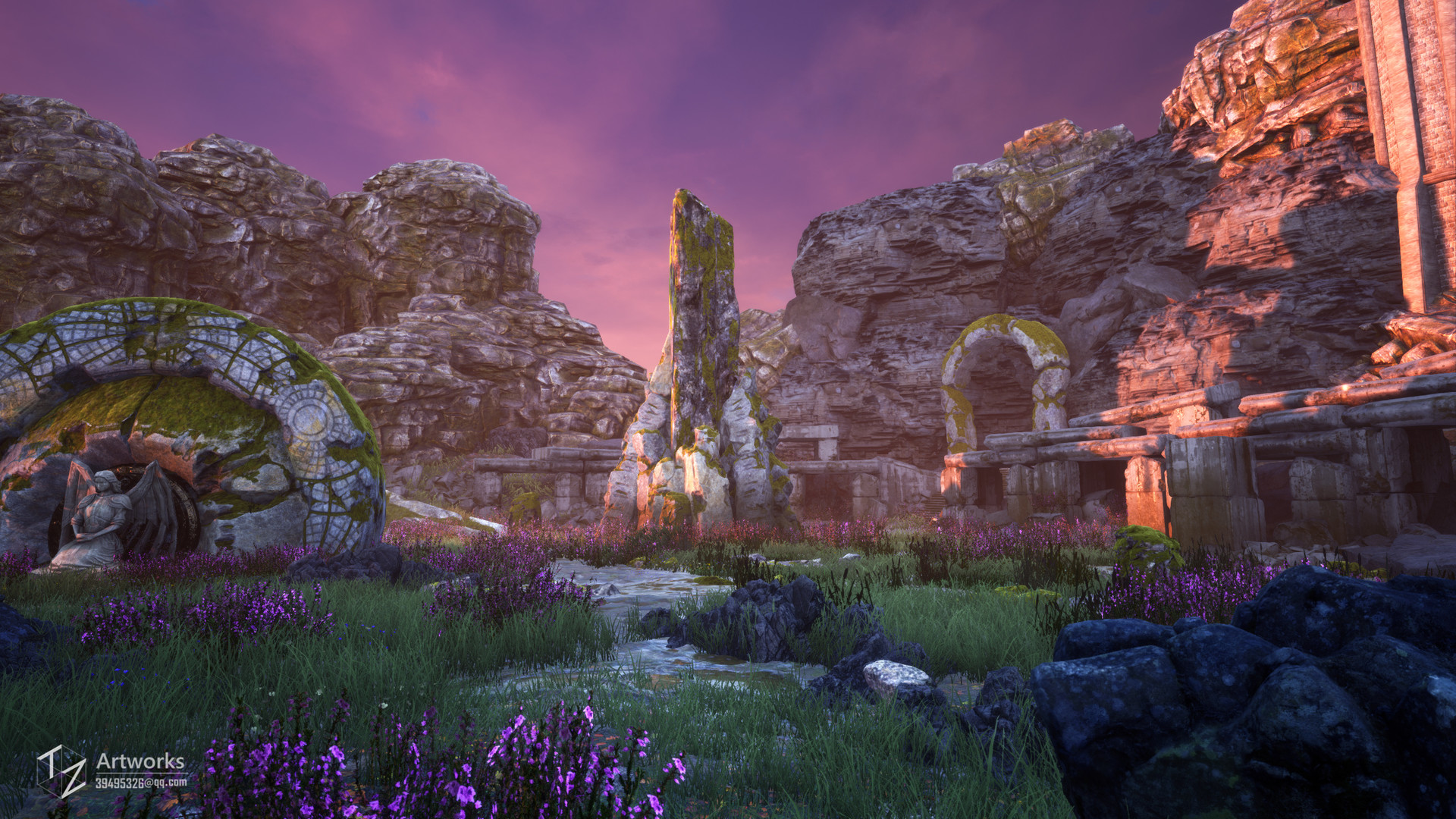 Zhuo Ta - [UE4] Field scene design exercises