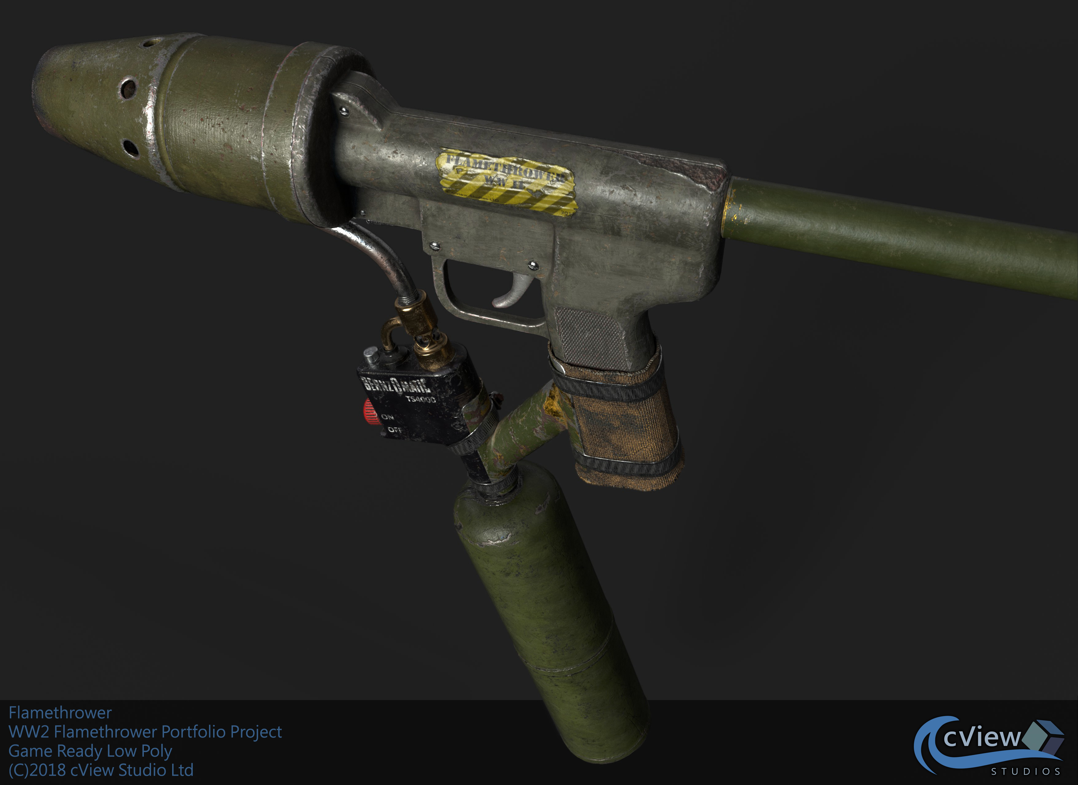 Shashank sharma - WWII M2-2 Flamethrower