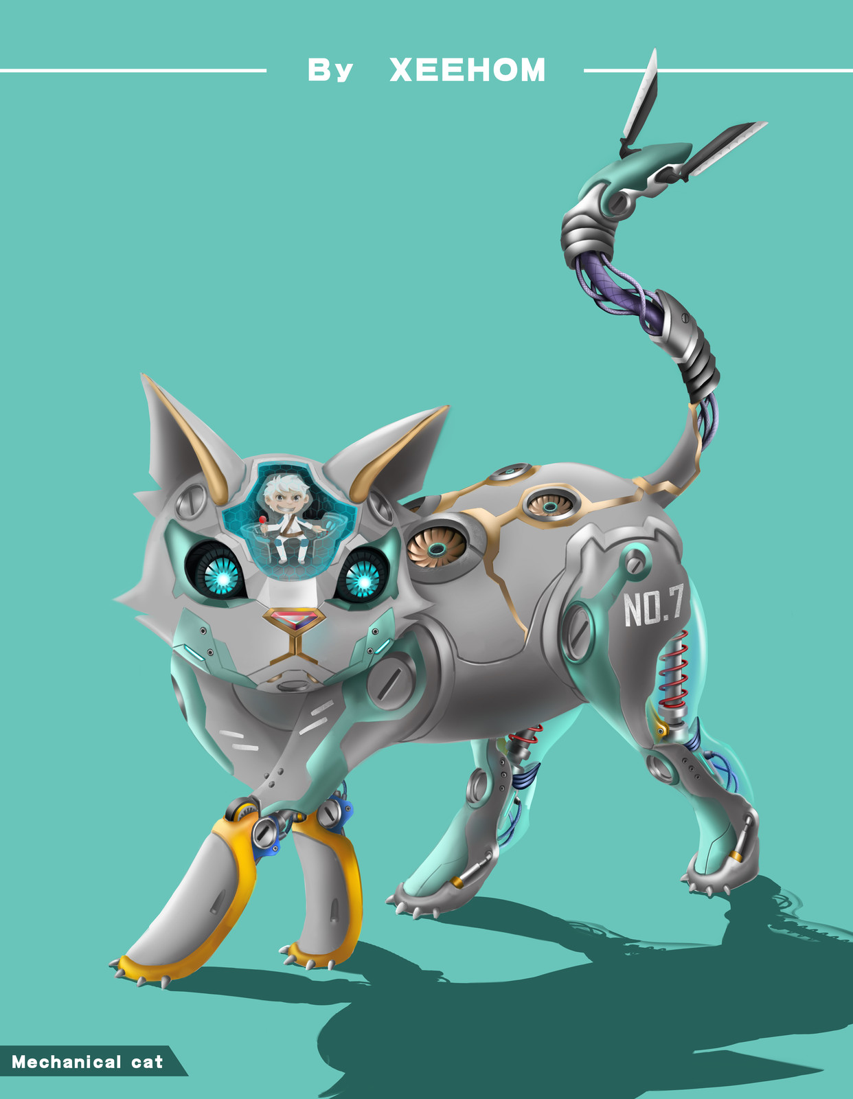 Desmond Cheuk - Mechanical cat