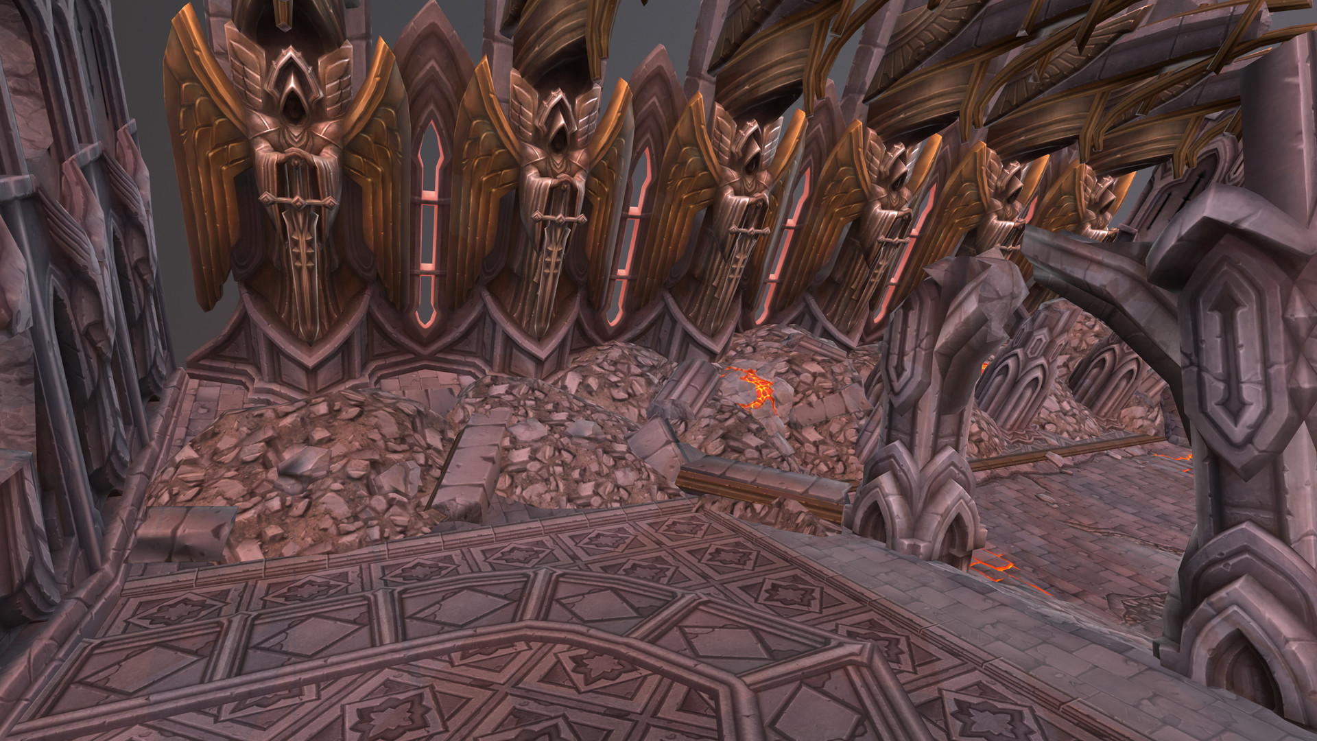 ArtStation - Dead City's Castle for Allods Online