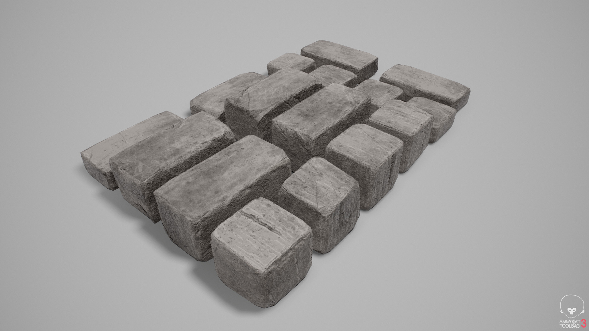 ArtStation - Stone Blocks 01 - Var01 4K