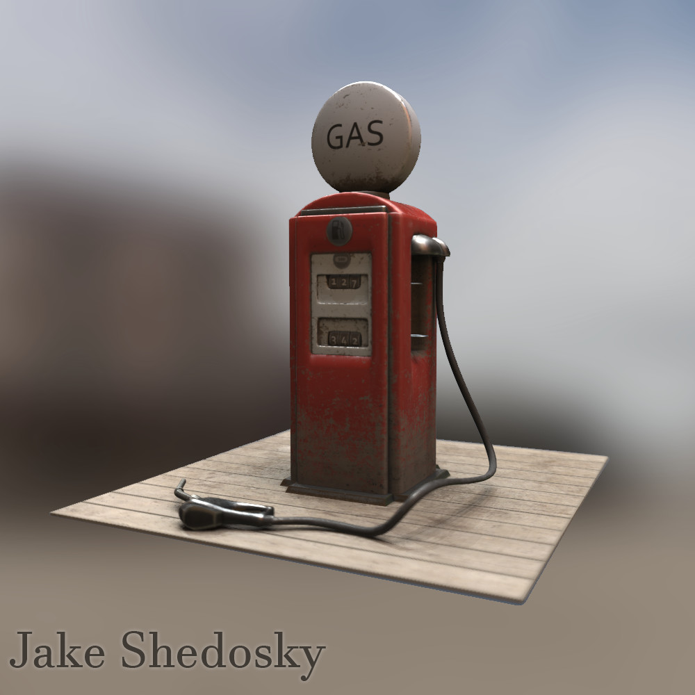 ArtStation - Gas Pump