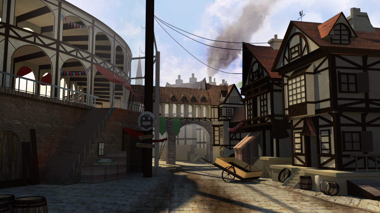 ArtStation - 3D Town Model