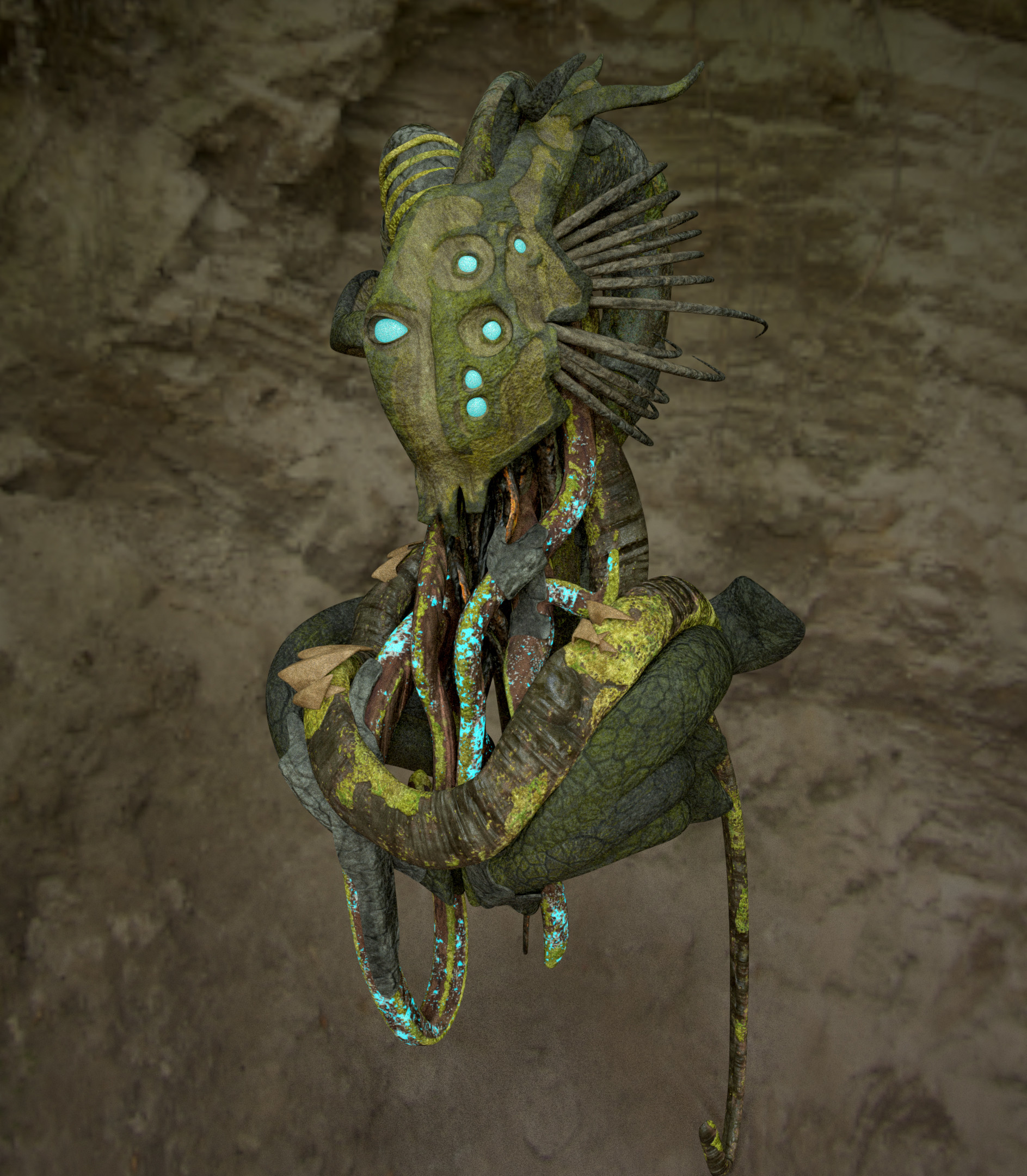 ArtStation - Dryad half-bust