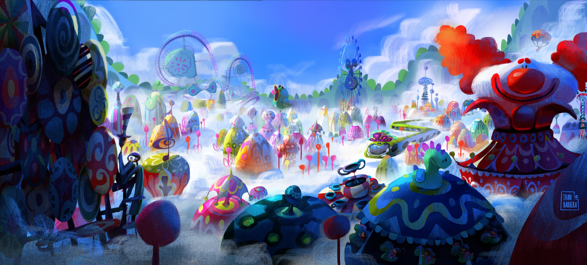 ArtStation - Circus in the sky