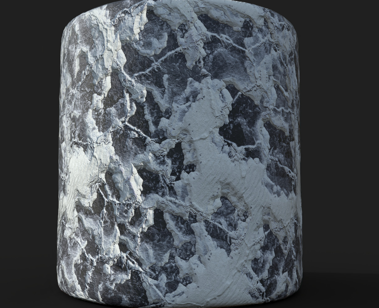 Brandon Parnell - Snowy mountain ground.