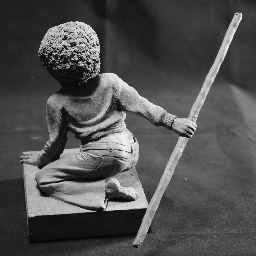 Fabian Rosenkranz - Black Power (Monster Clay, 12 cm high)