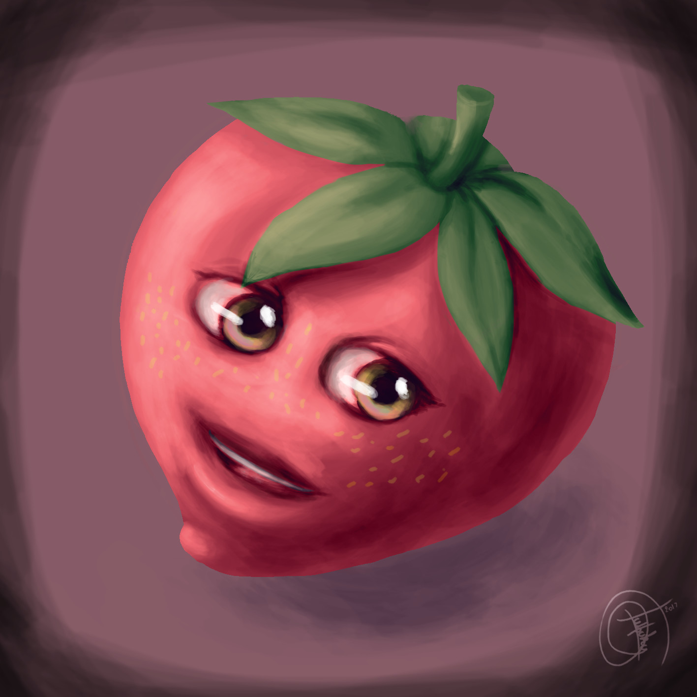 ArtStation - [Drawing] Just a Strawberry