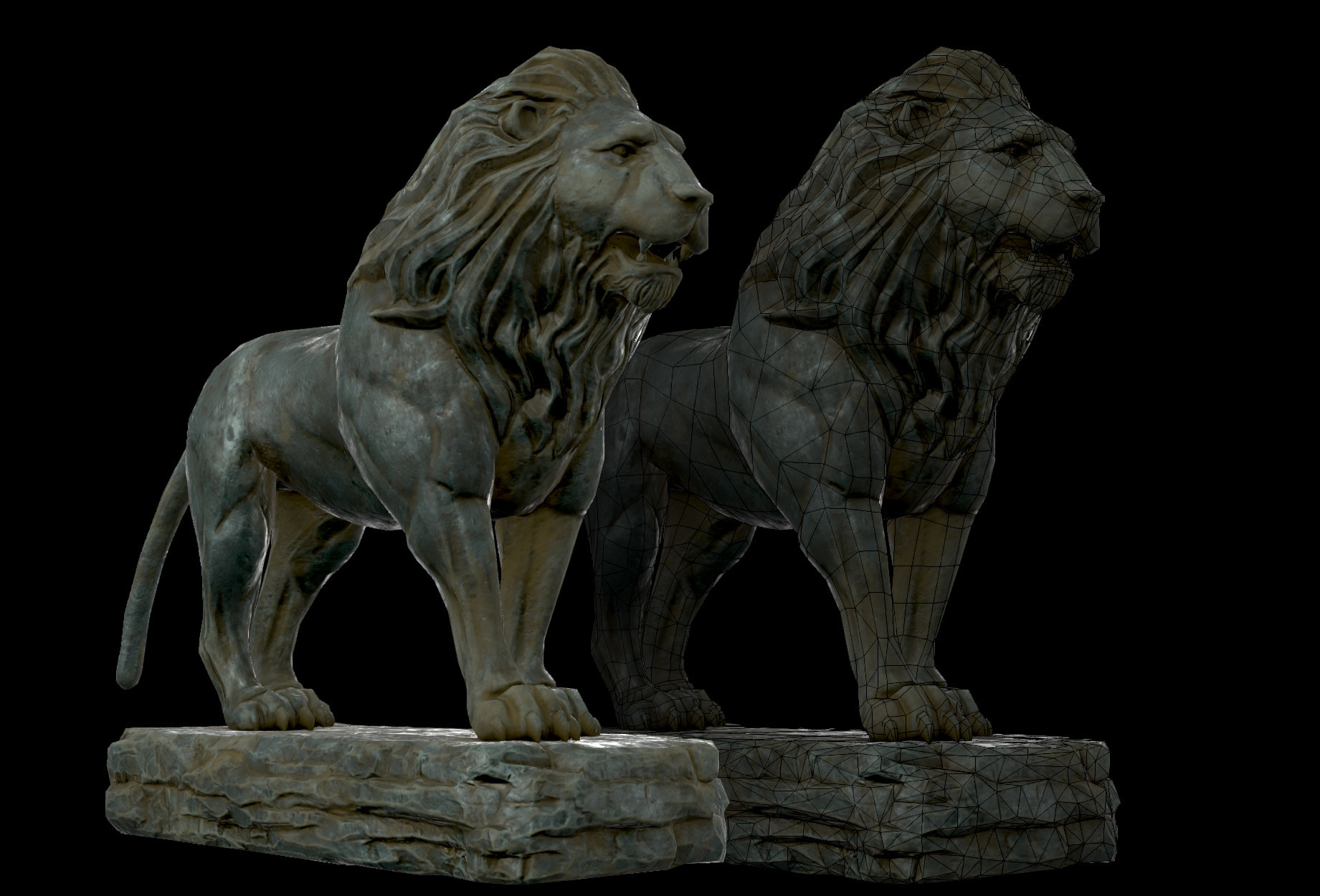 ArtStation - Statue, Lion (2018)