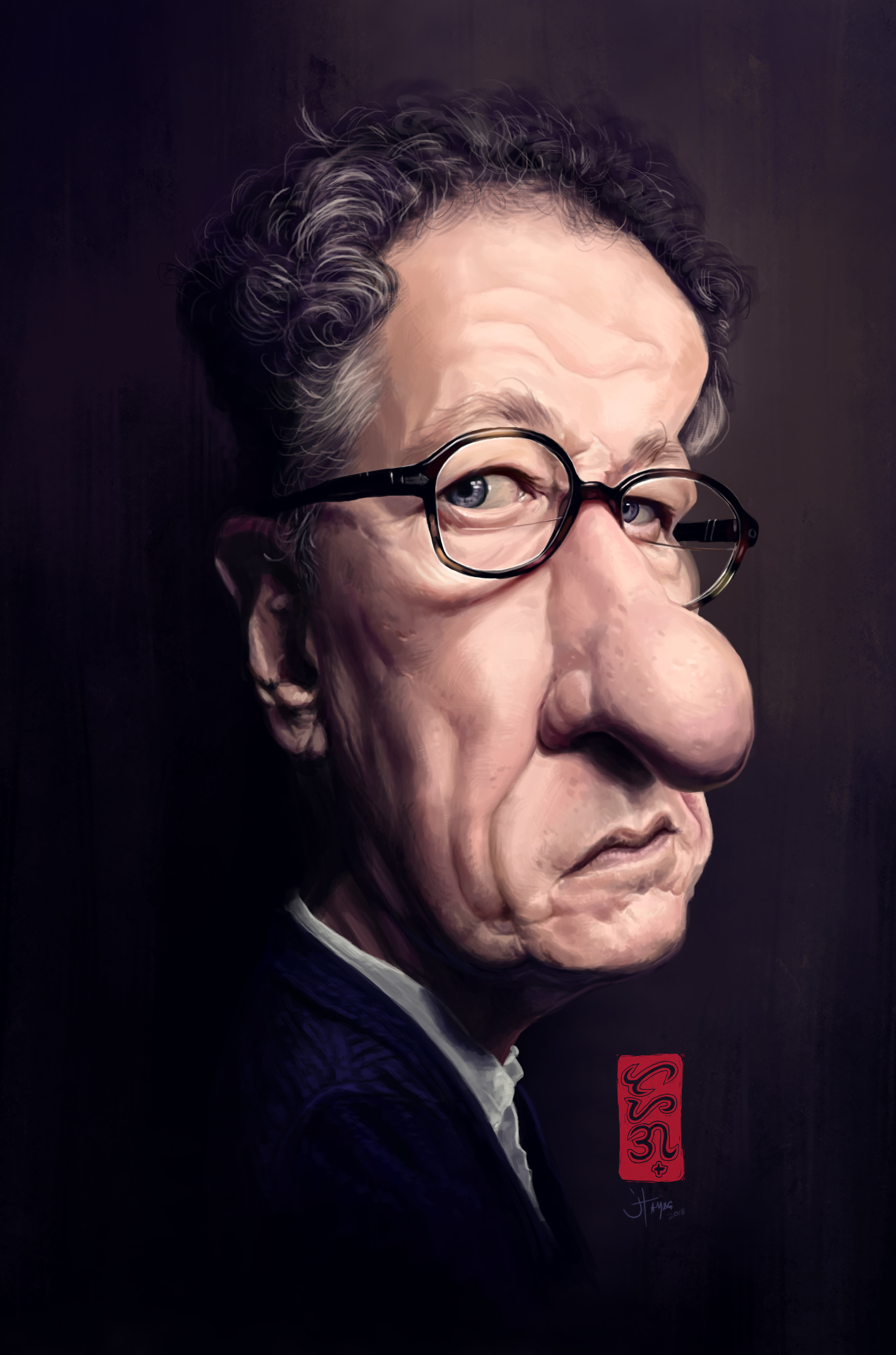 ArtStation - Geoffrey Rush