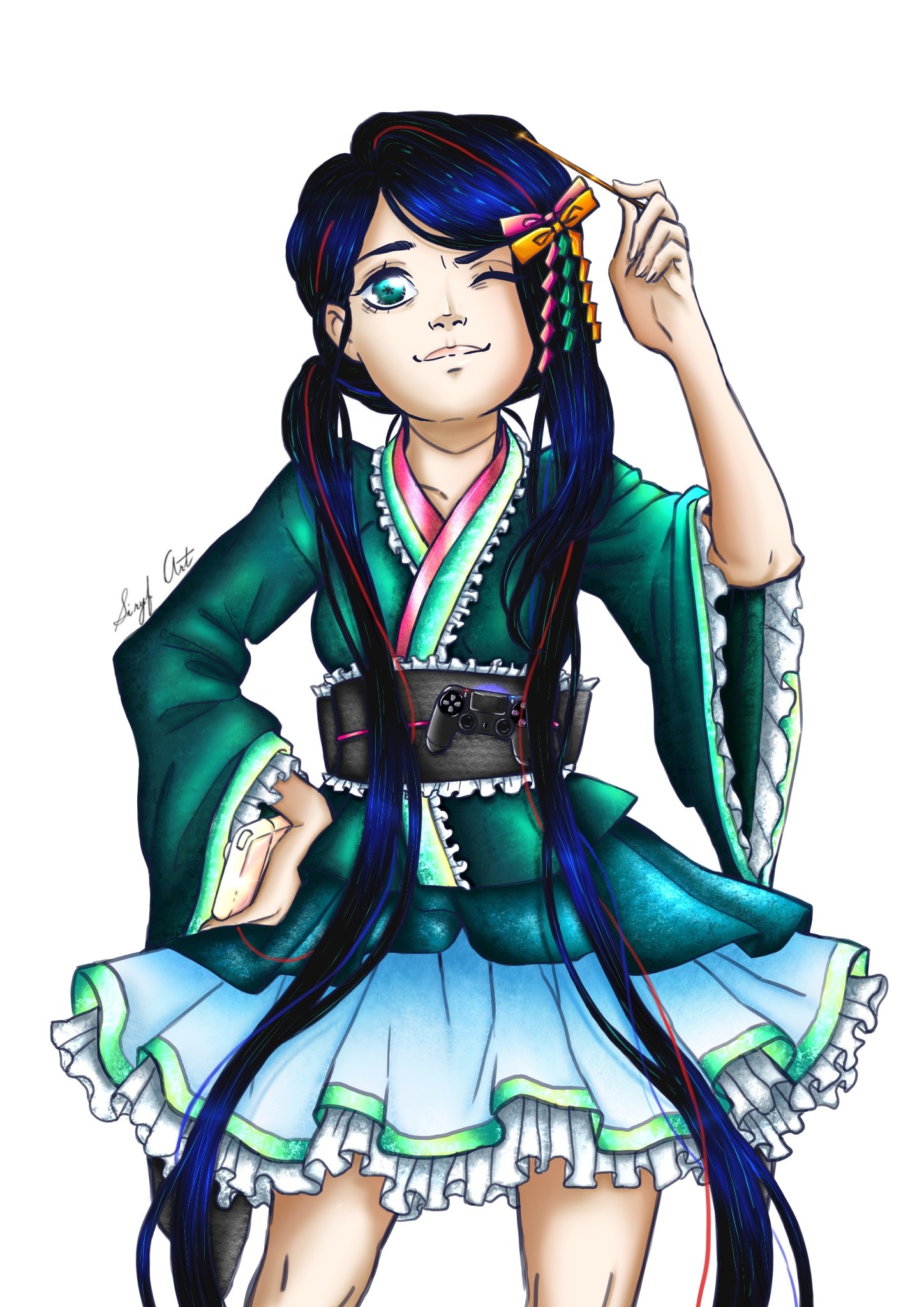 ArtStation - Aoi manga mascotte ( ONLY COLOR )