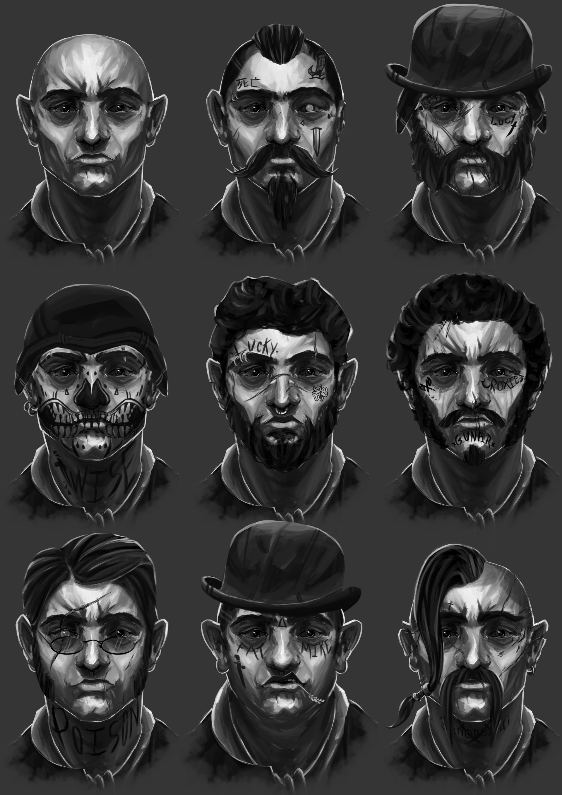 João Costa - Character Portrait Variations