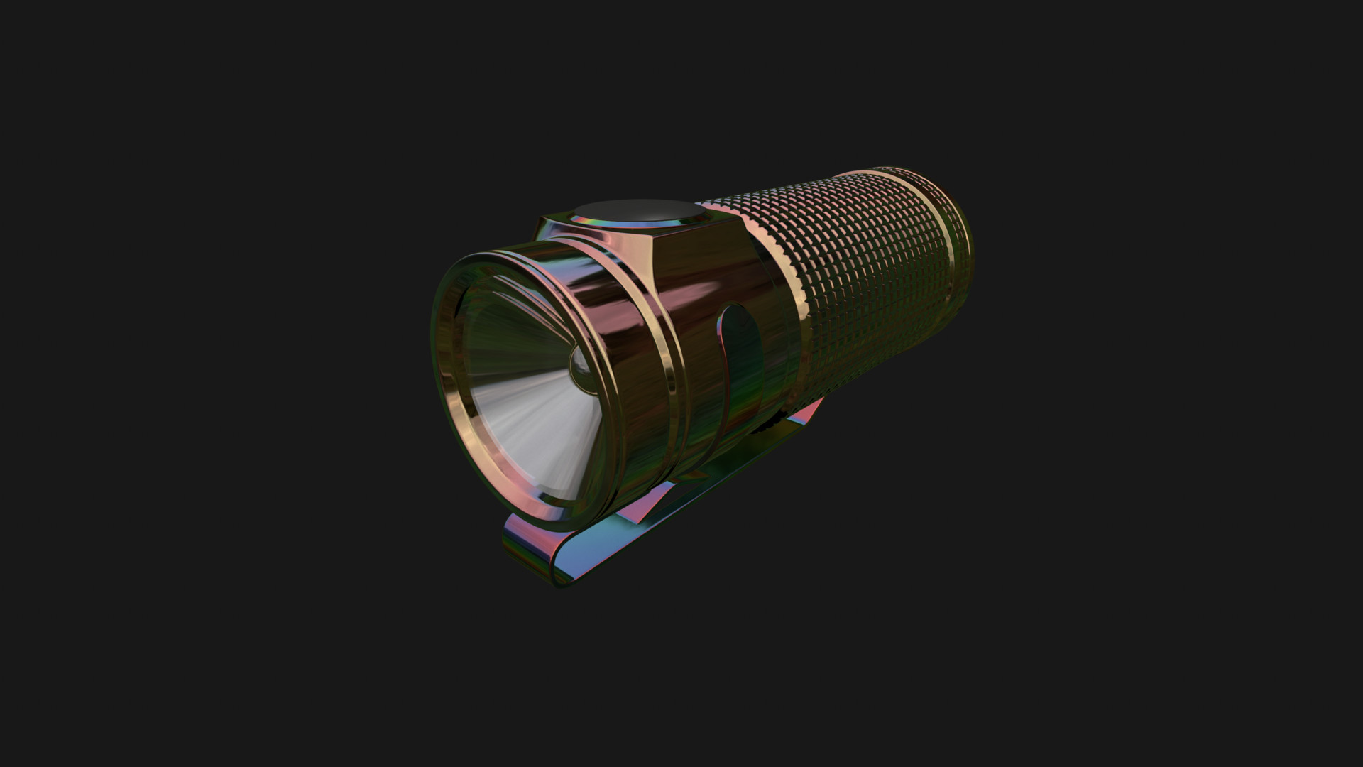 ArtStation - S1 Anodized Titanium Flashlight