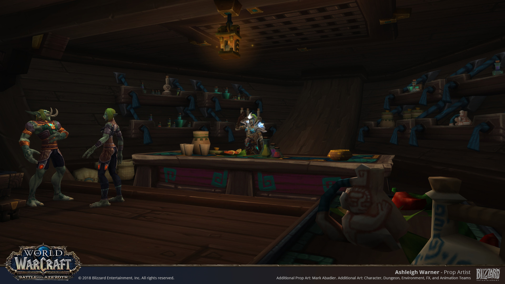 Ashleigh Warner - Zandalari Ships - World of Warcraft: Battle for Azeroth