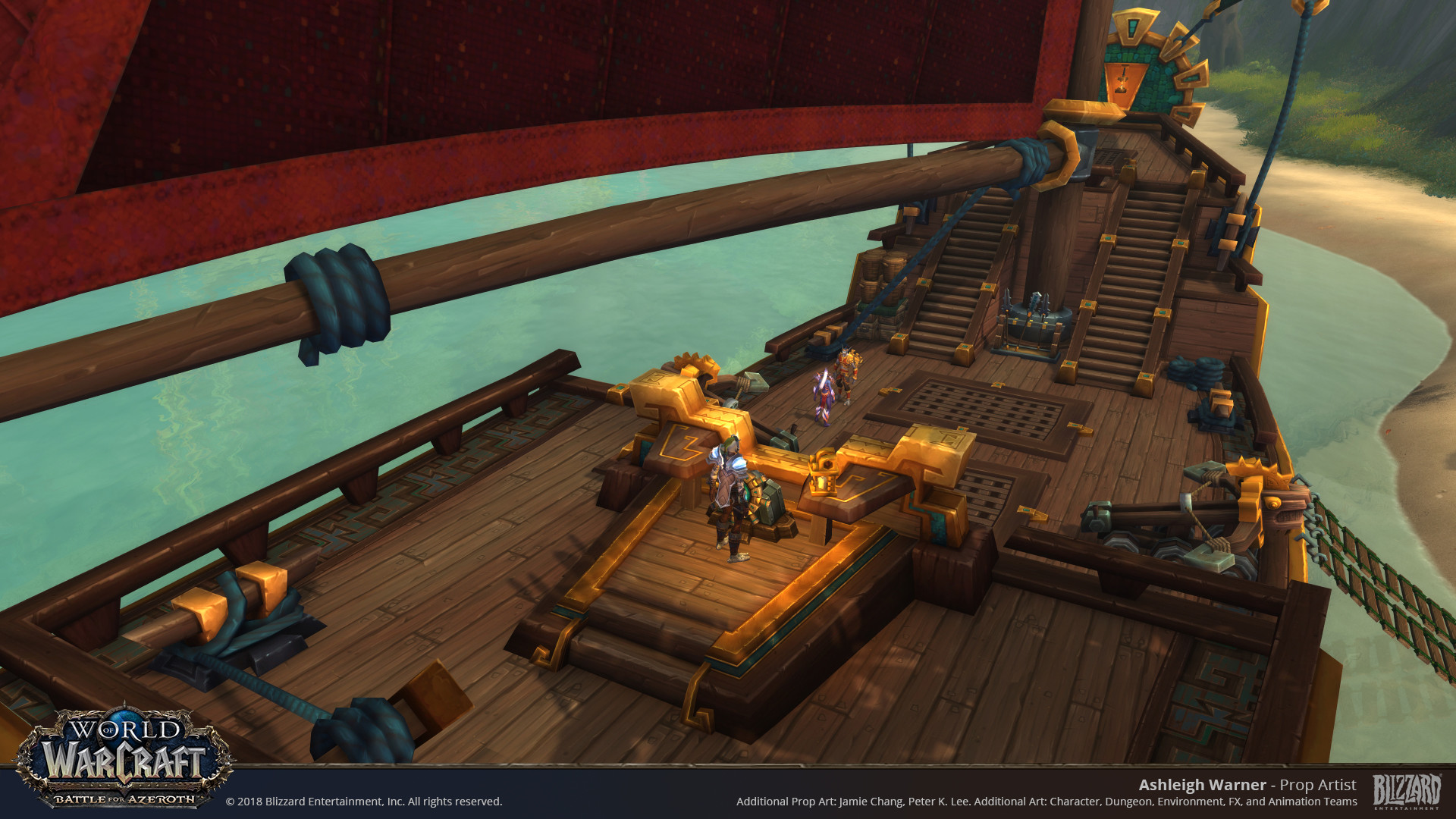 Ashleigh Warner - Zandalari Ships - World of Warcraft: Battle for Azeroth