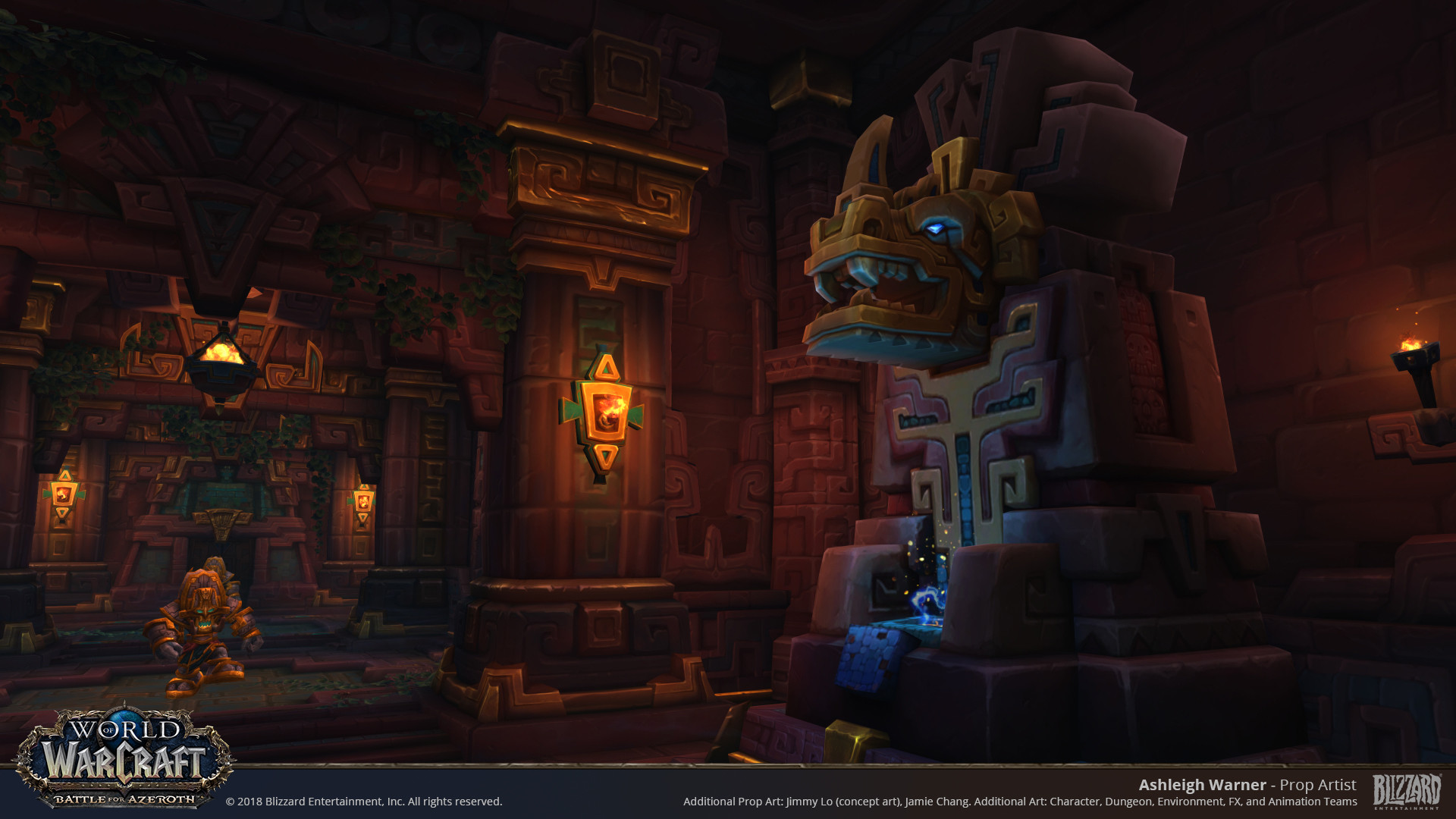 Ashleigh Warner - Zandalari Loa Statues - World of Warcraft: Battle for ...