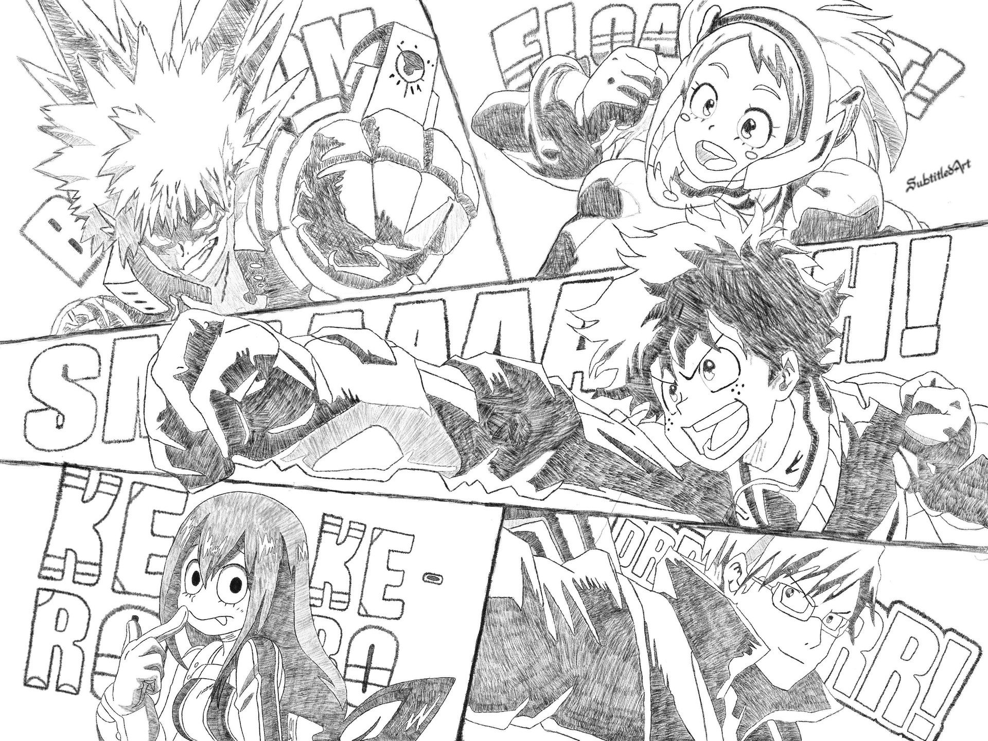 Artstation My Hero Academia Class 1 A