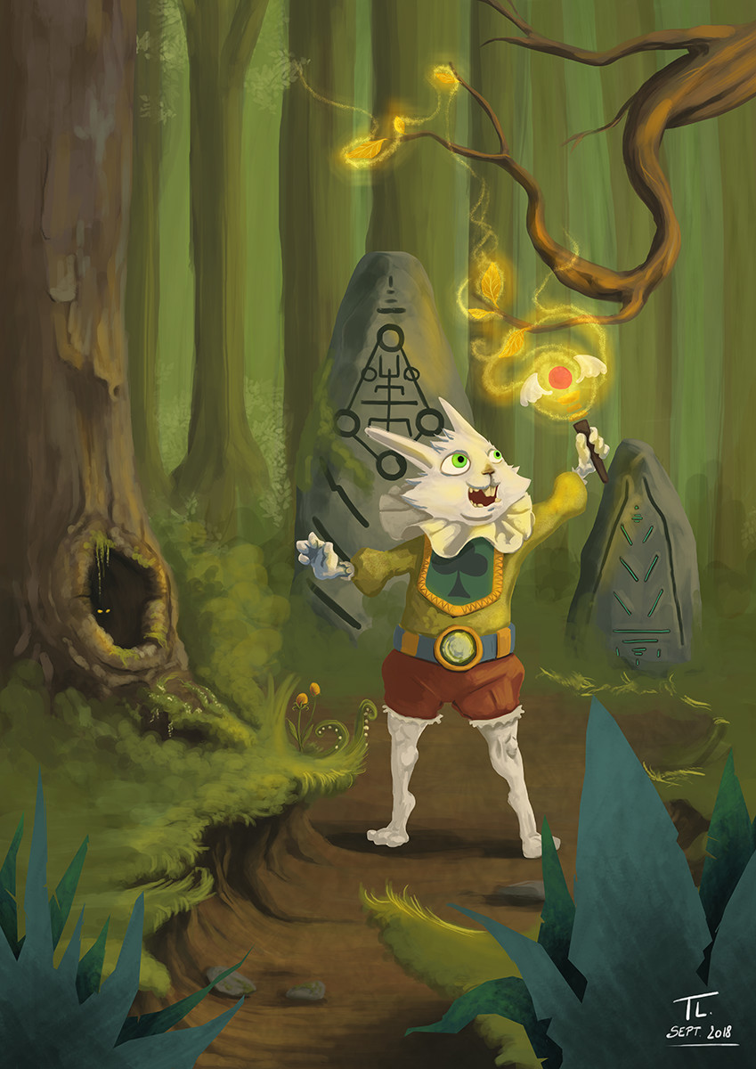 ArtStation - Rabbit druid
