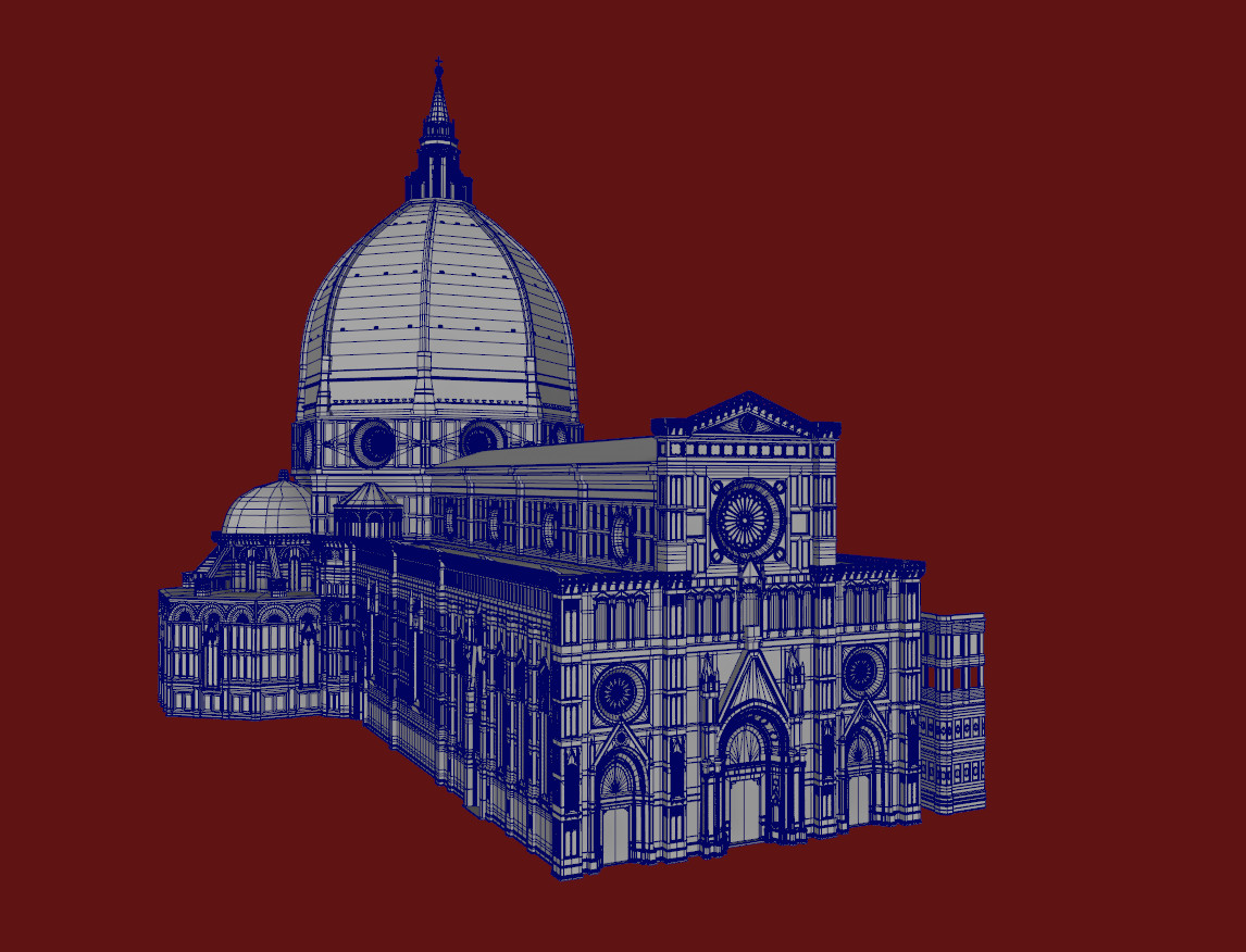ArtStation - The Basilica di Santa Maria del Fiore (WIP)