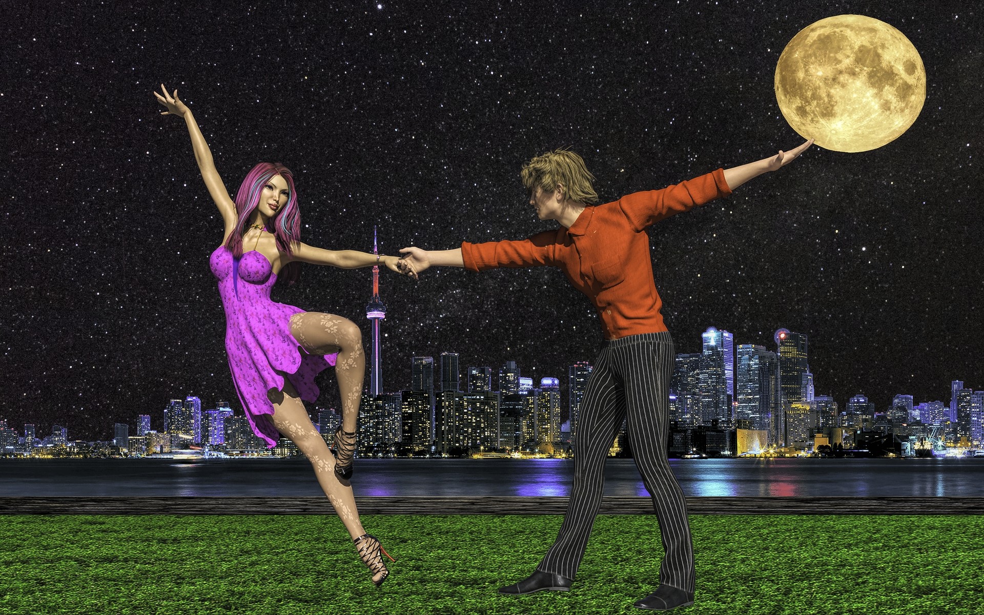 ArtStation - Moonlight Dance