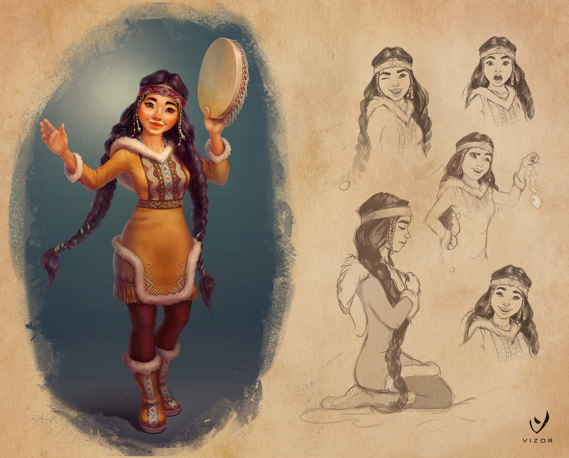 ArtStation - Eskimo character