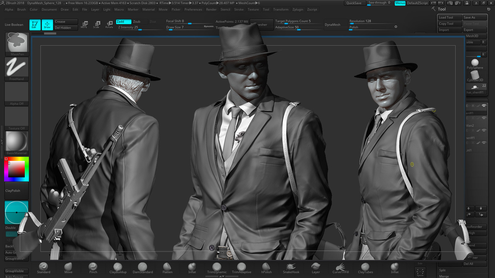 Ting L - Sheriff & Mafia_Clay Model (Mafia mainly)