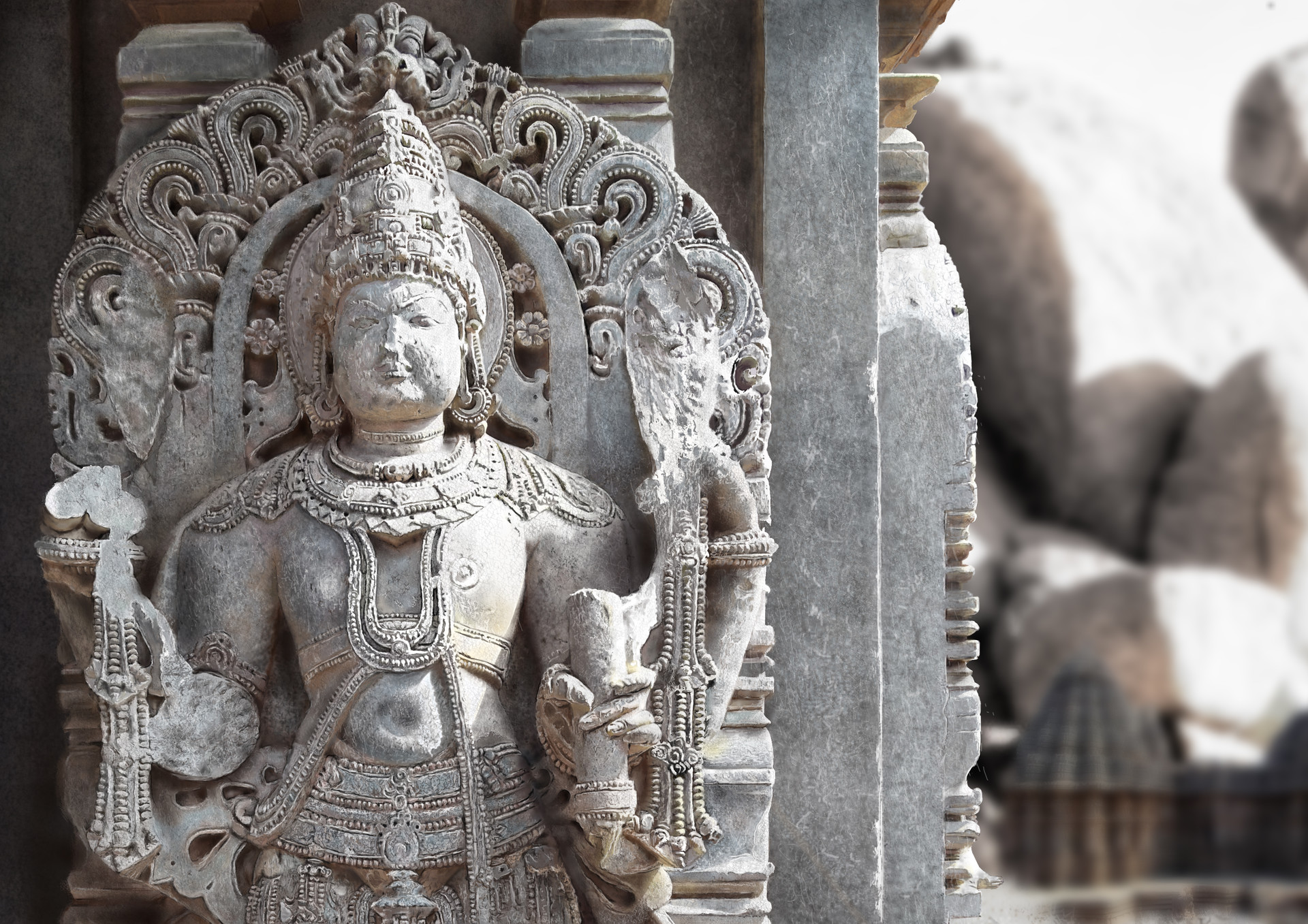 ArtStation - Lord Keshava idol - SOMANATHAPURA