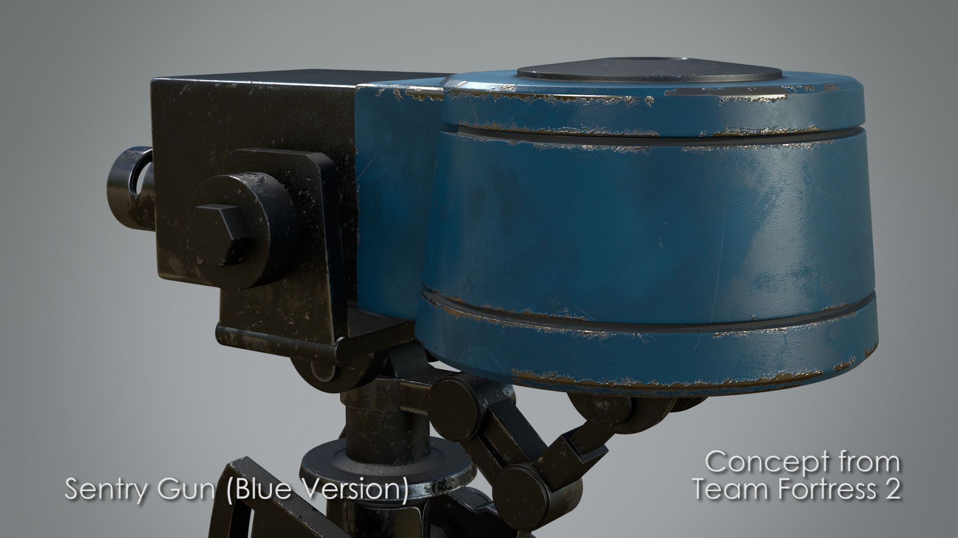 Tf2 Engineer Sentry Blue