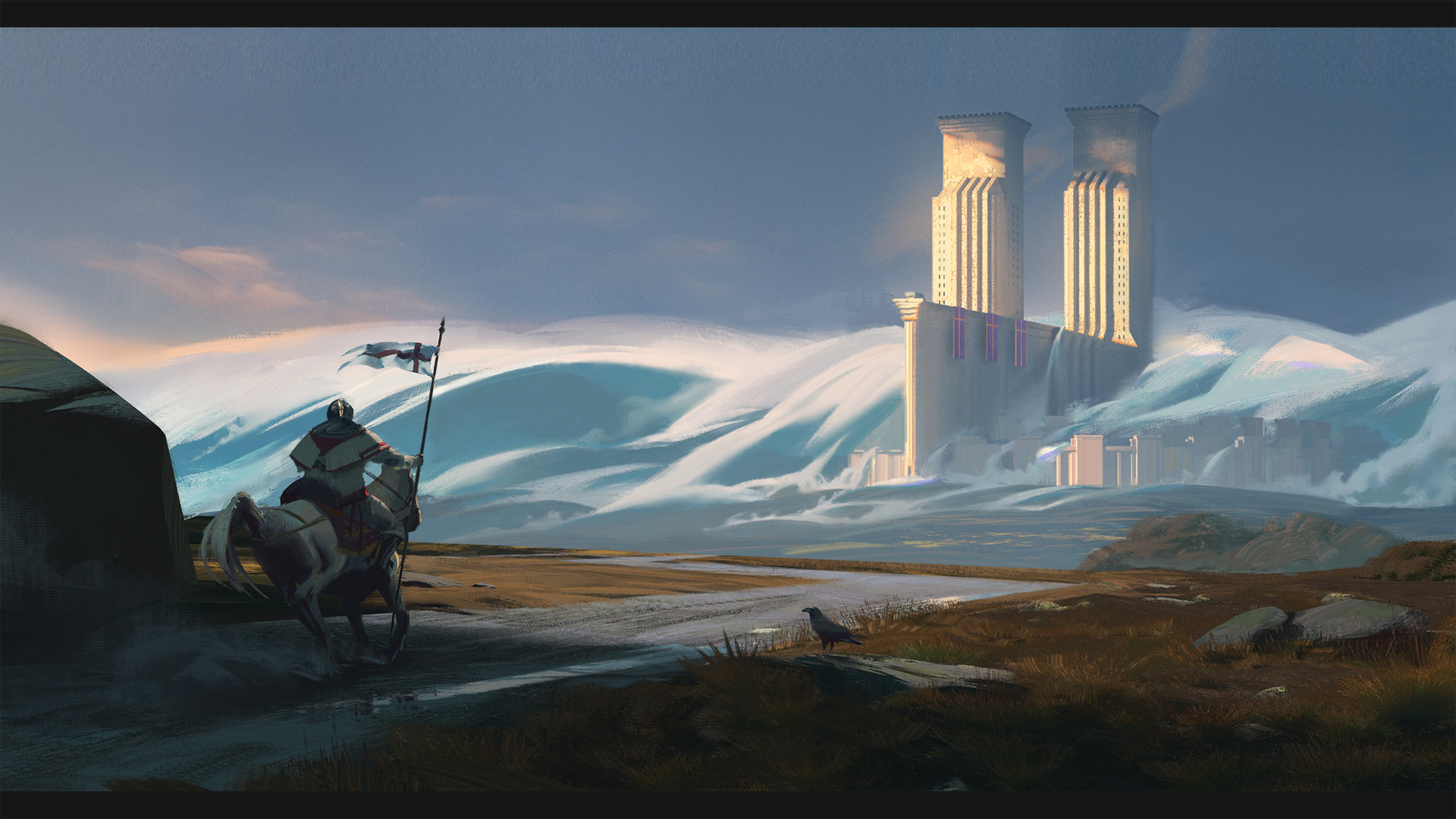 ArtStation - Foggy Castle