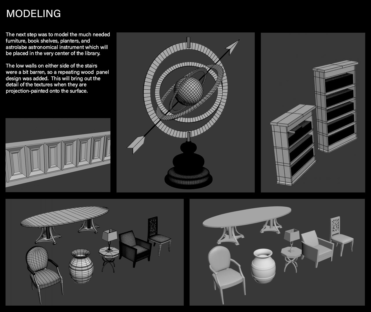 Mario Merino - Interior Environment Model Paint-Over Project