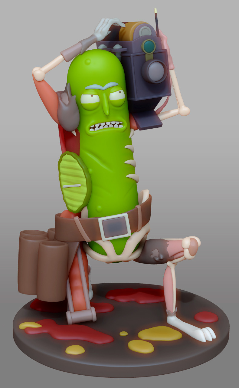 ArtStation - Pickle Rick