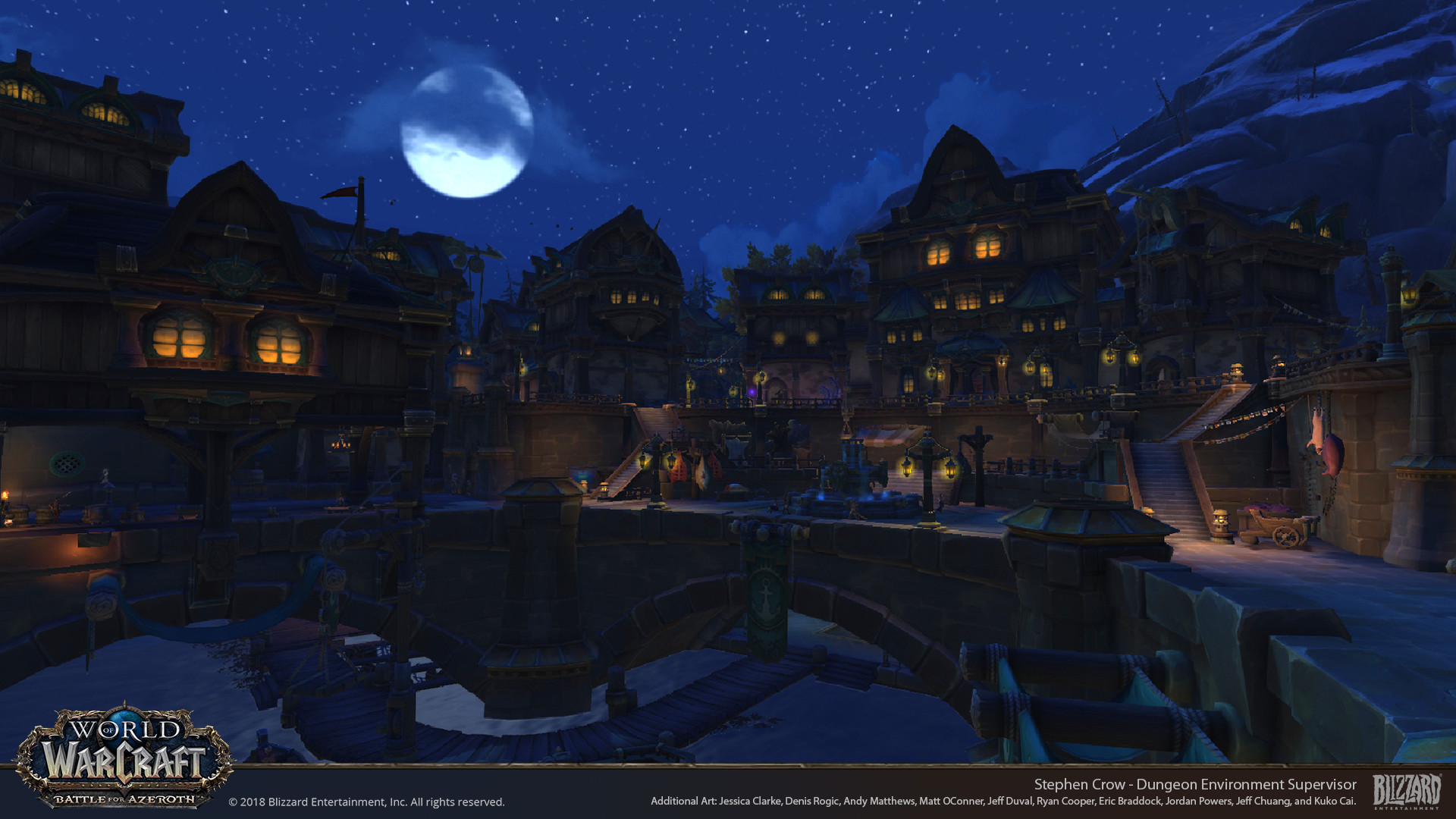 Stephen Crow - Blizzard Entertainment - Boralus Hub and Tiragarde Sound