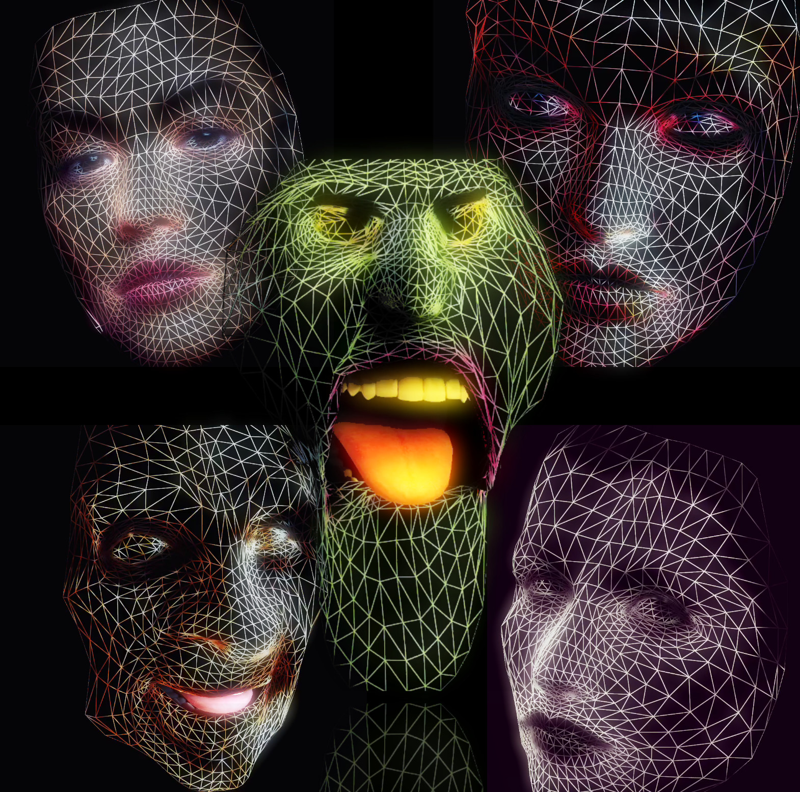 ArtStation - wire portrait collage video sequence photomosh