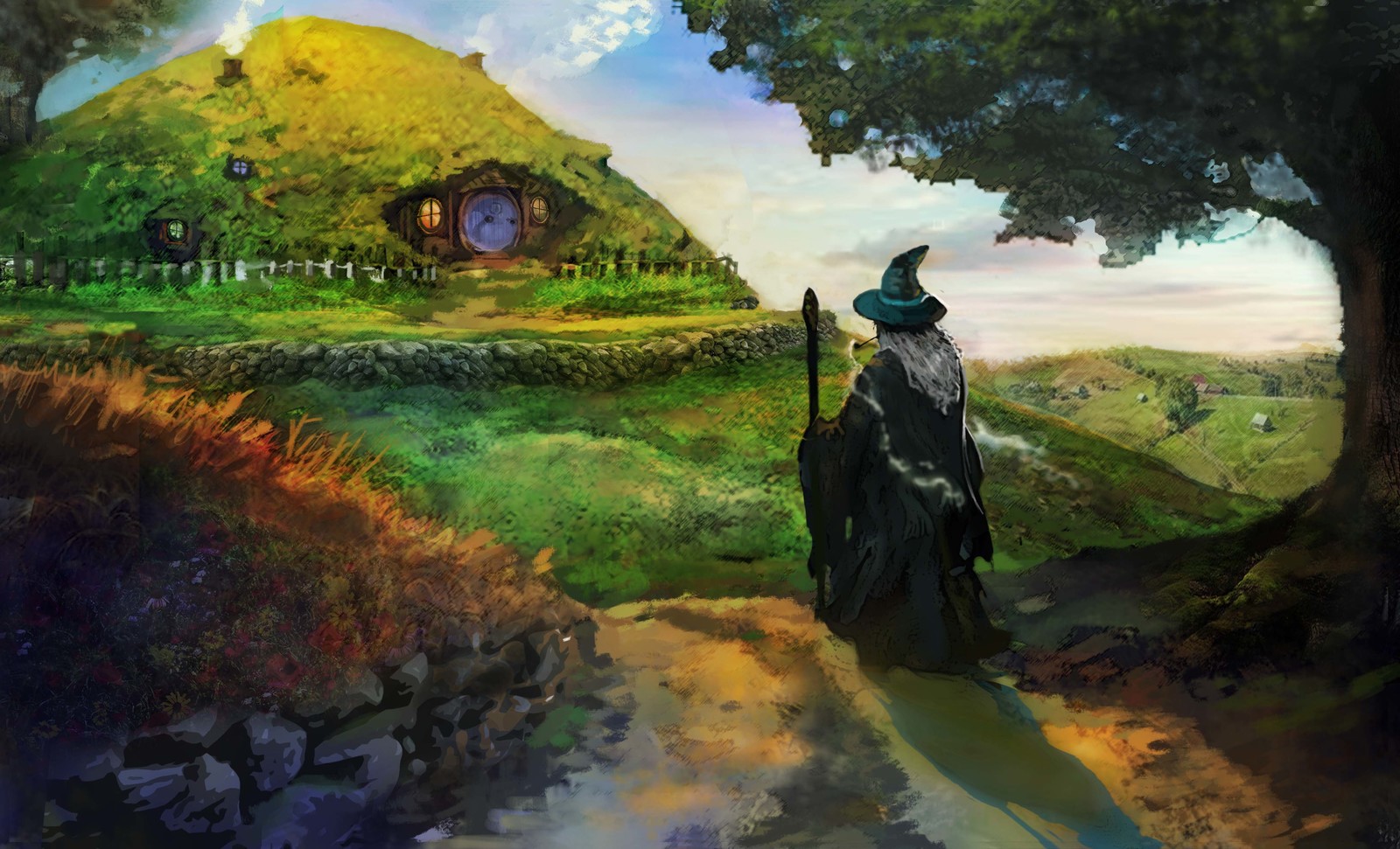 John Paul Cavara - The Shire fan art