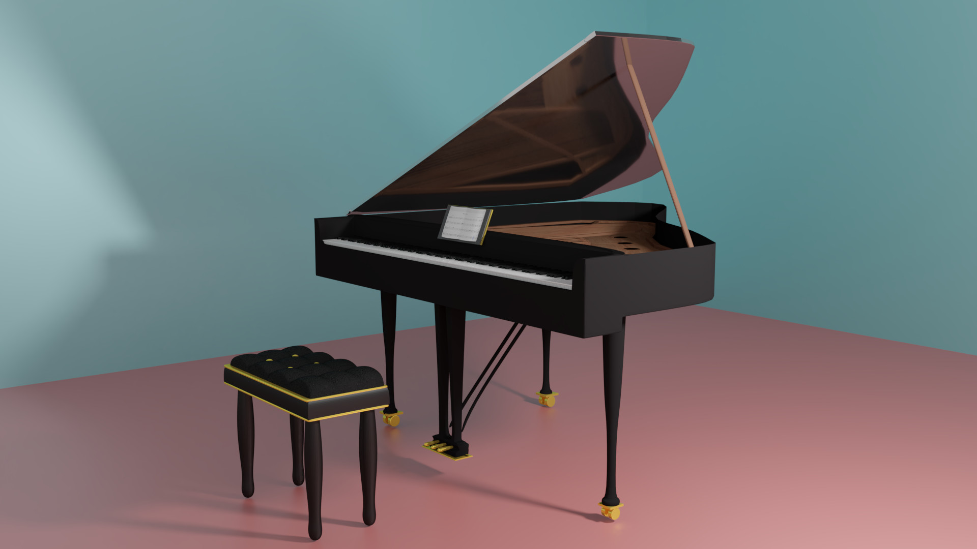 ArtStation - Grand Piano