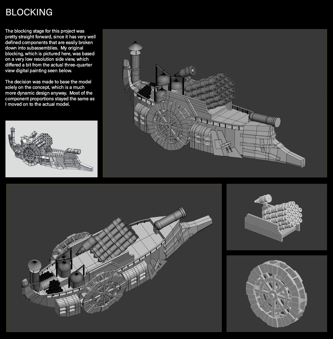 Mario Merino - Steampunk Warship