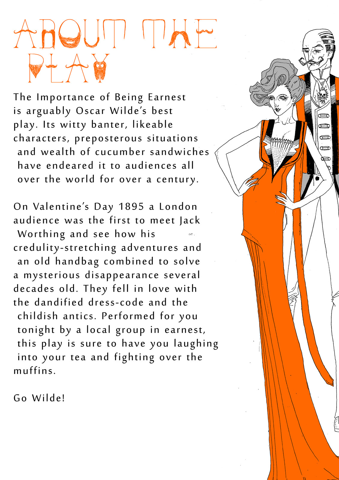 Thomas Pease - The Importance Of being Earnest Promotional Ephemera