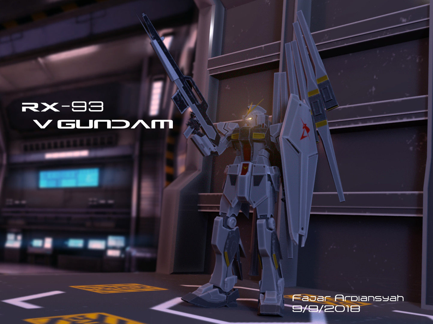 ArtStation - RX-93 ν Gundam (nu Gundam)