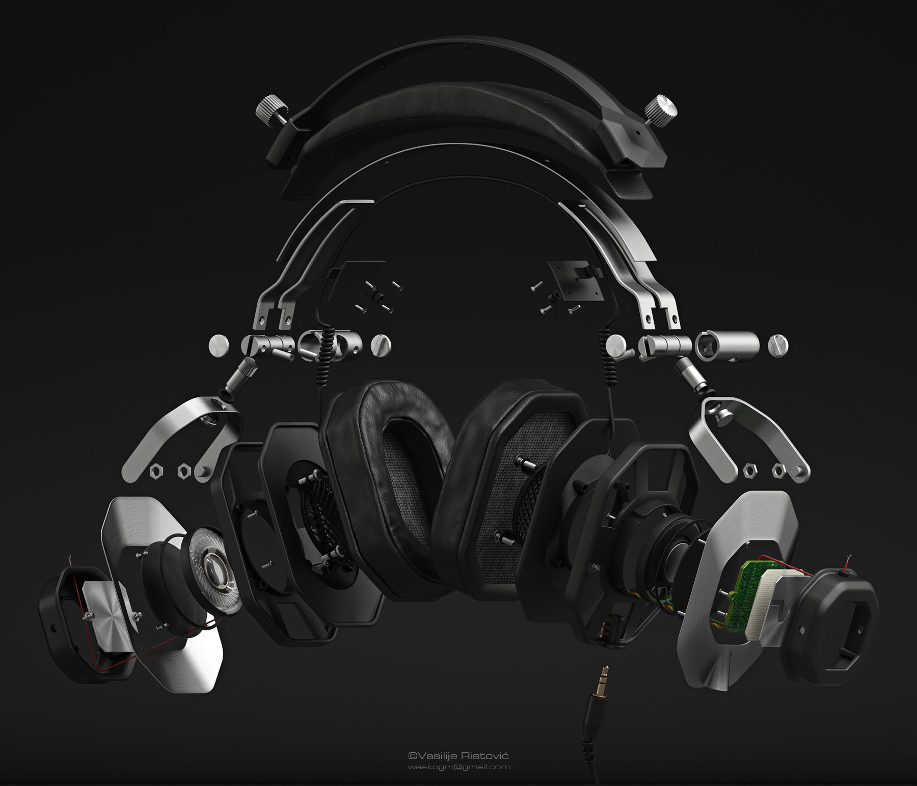 Vasilije Ristovic - Headphones Design Concept