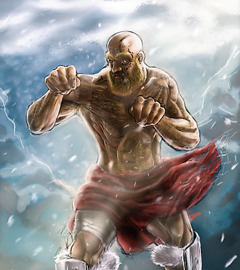 fighting a monk