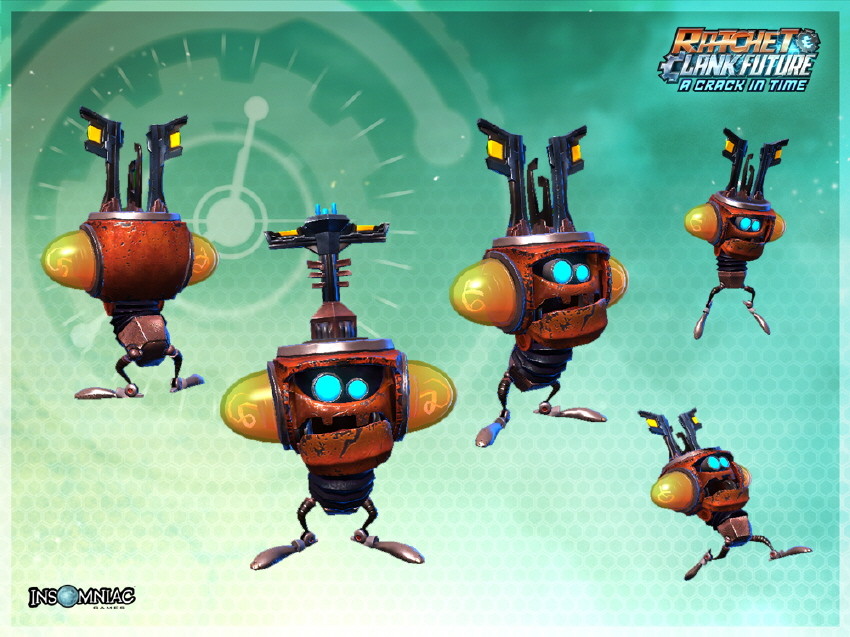 Thomas Olson - Battery bot, Ratchet & Clank Future: A Crack in Time