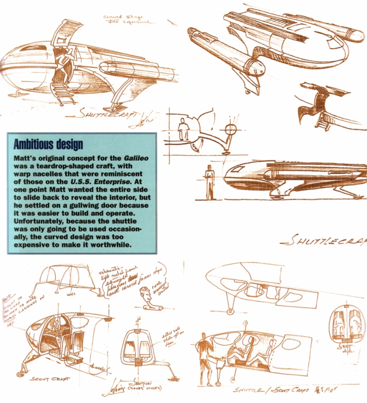 Vance Bergstrom - Matt Jefferies Star Trek TOS Shuttle