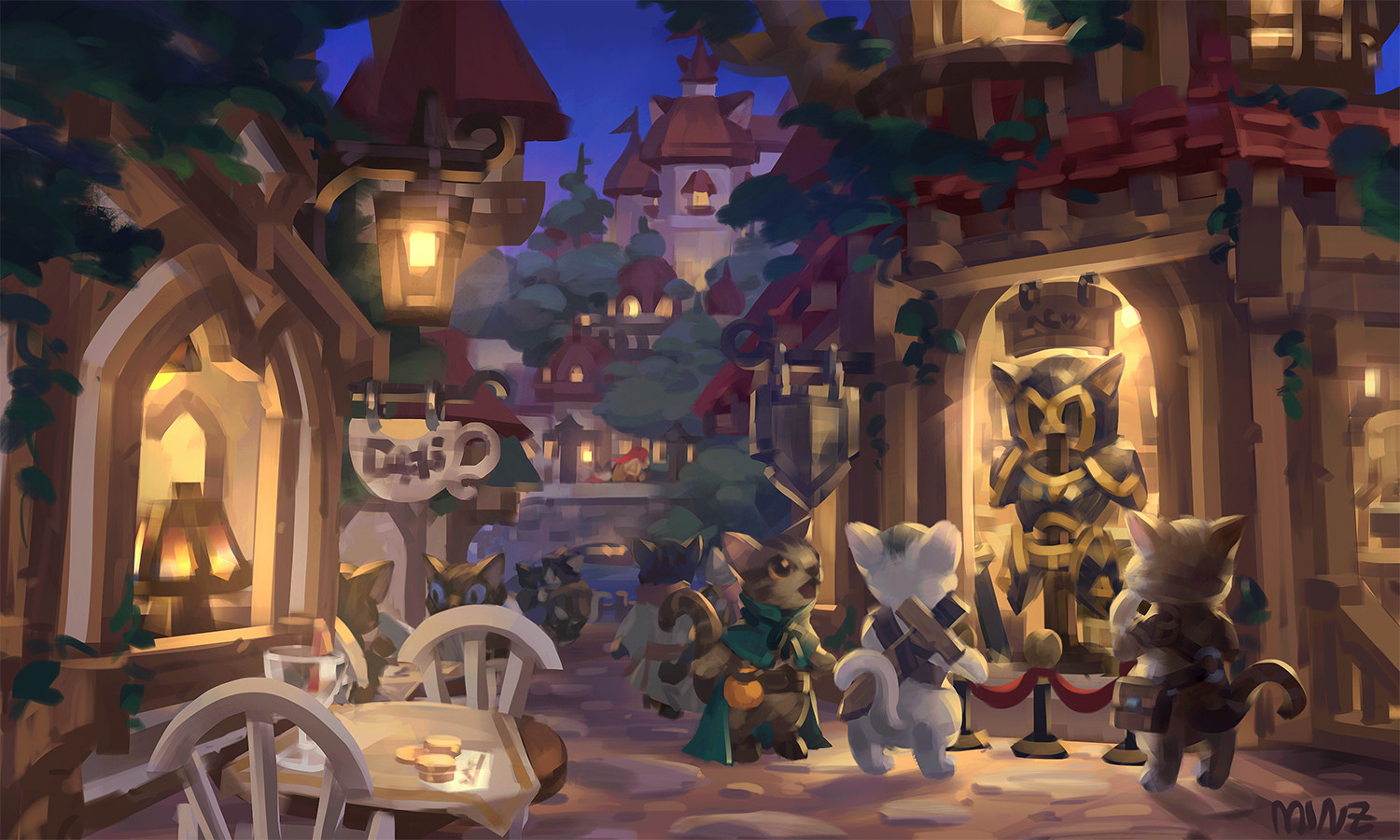 ArtStation - Welcome to Nyan-nyan Town!