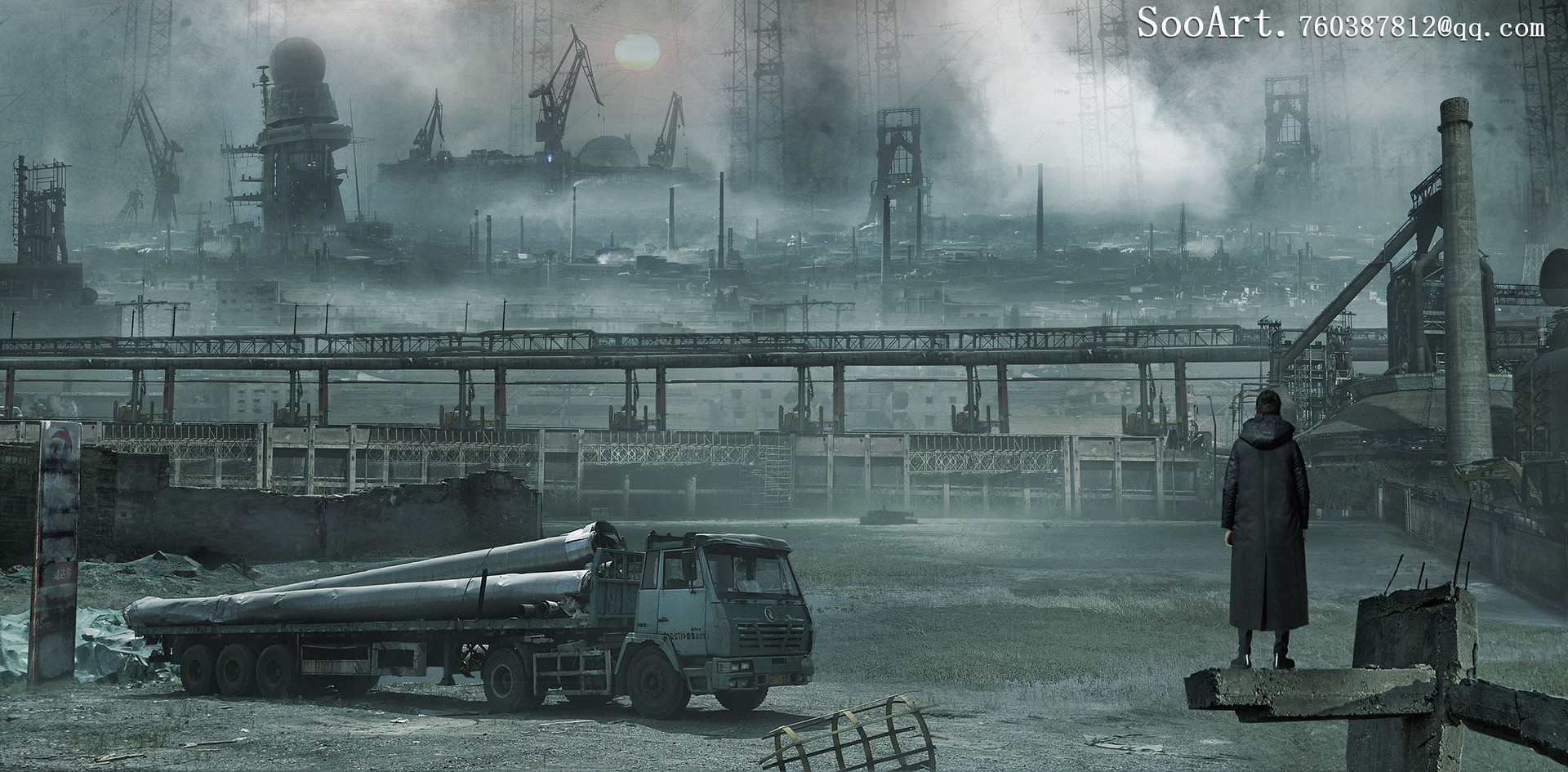 ArtStation - The city of fog