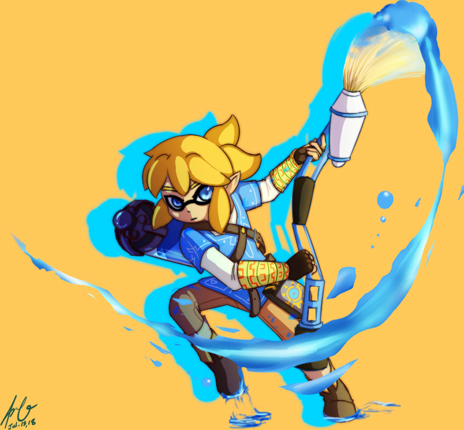 ArtStation - Splatoon Link