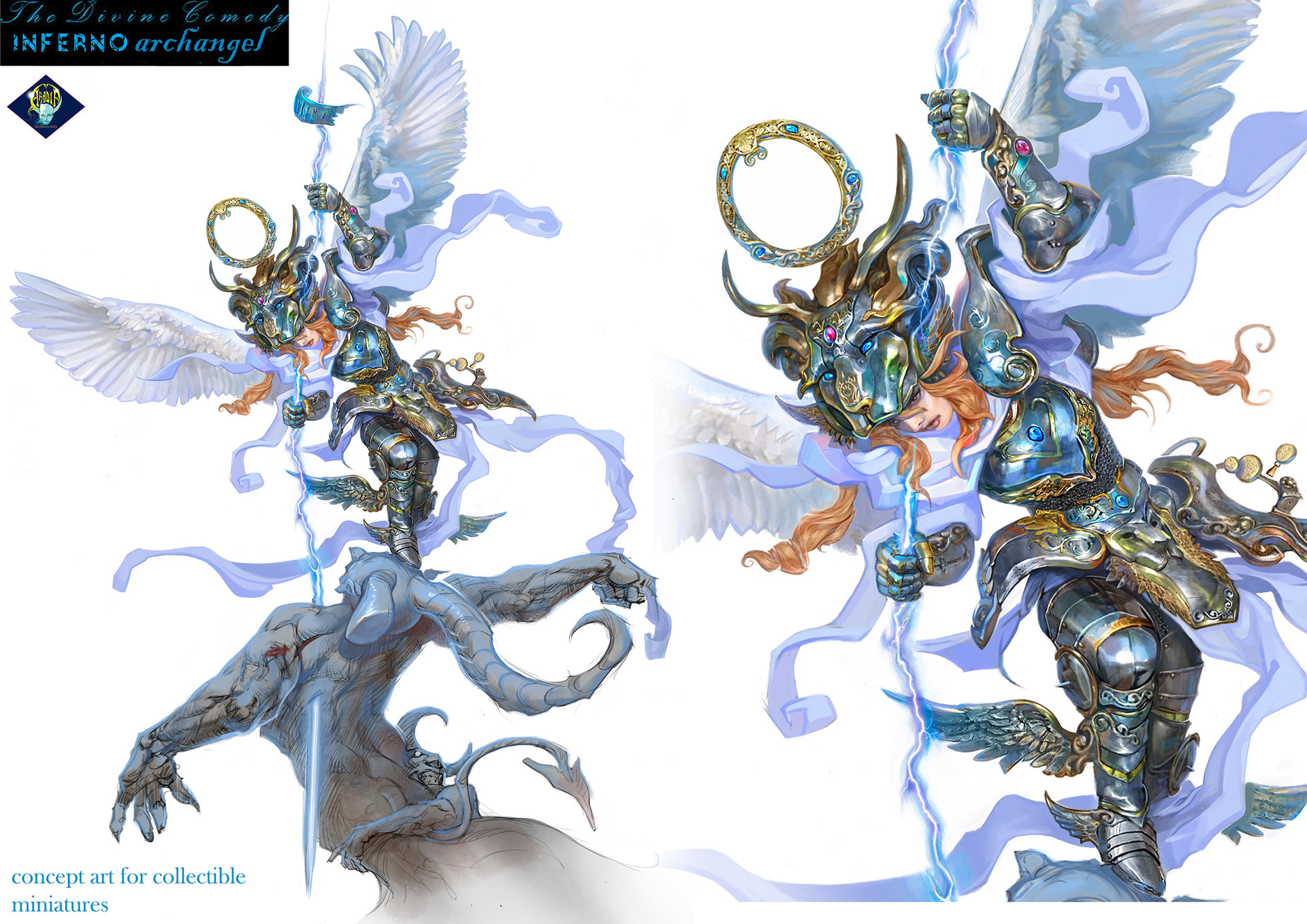 ArtStation - Inferno, wave 2: Archangel
