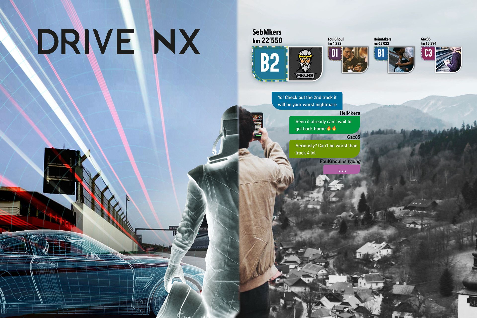 ArtStation - DRIVE NX - Driving Game Prototype