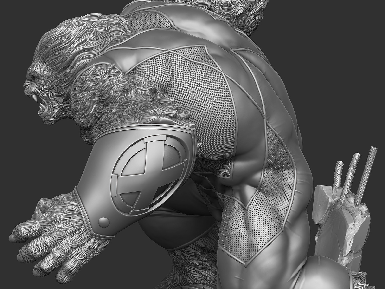 Marcel Nilo - X-Men Beast Collectible Fun Art