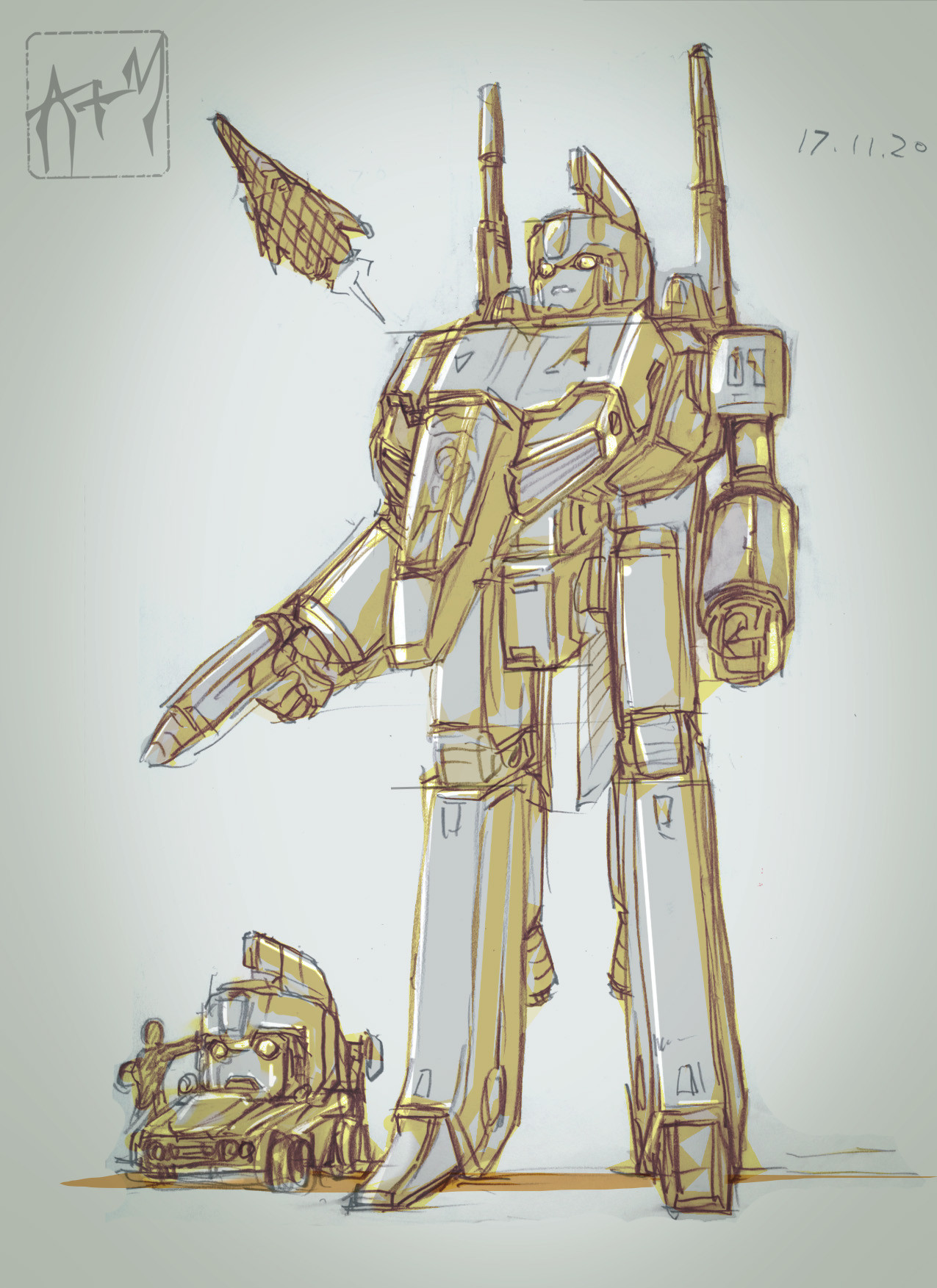 ArtStation - japanese 70' Toy Robot